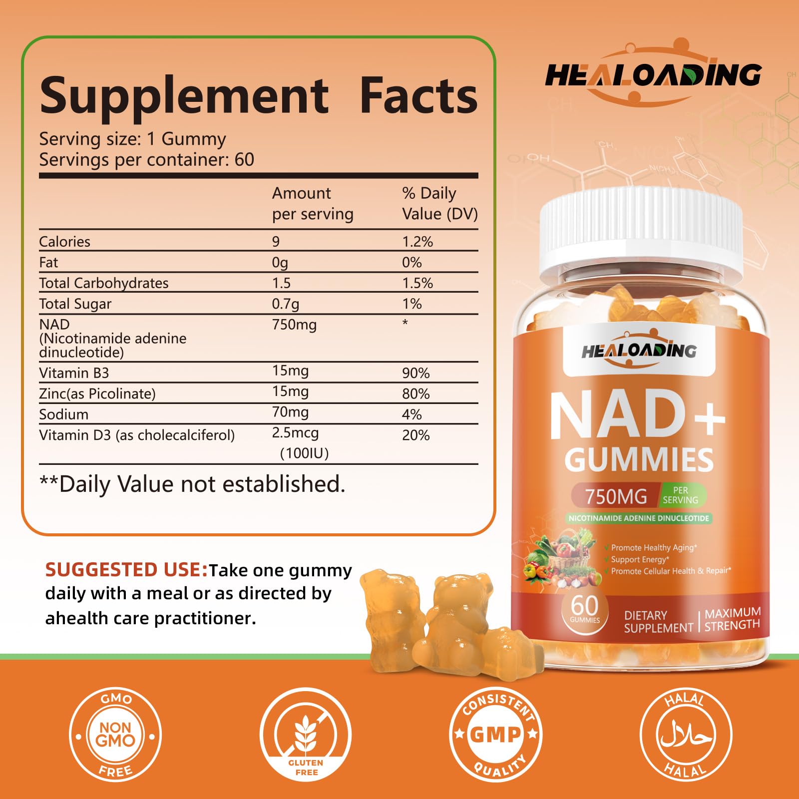 cellular health support with NAD+