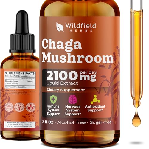 Cellular wellness chaga extract drops