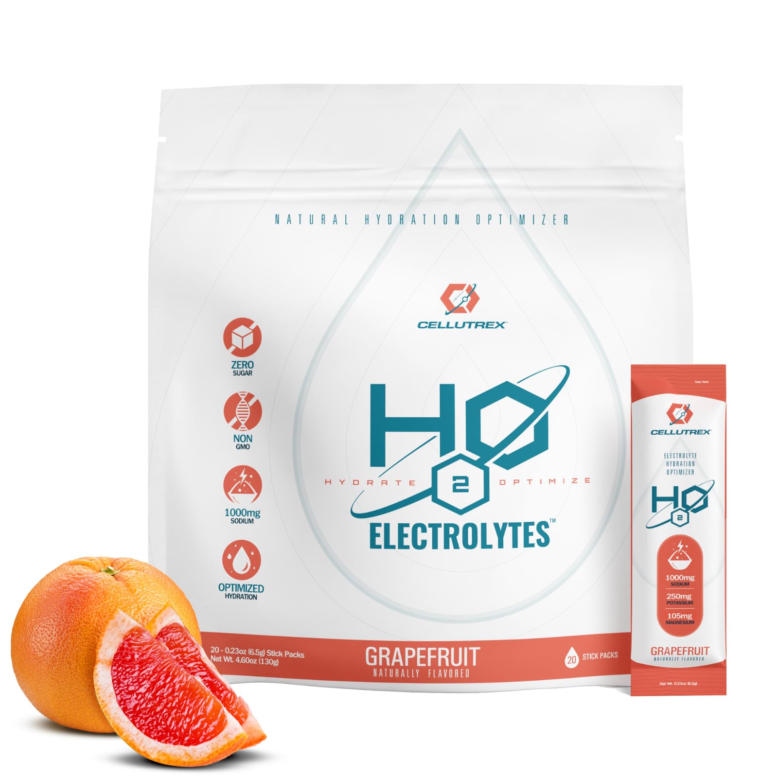 Cellutrex H2O electrolytes grapefruit flavour