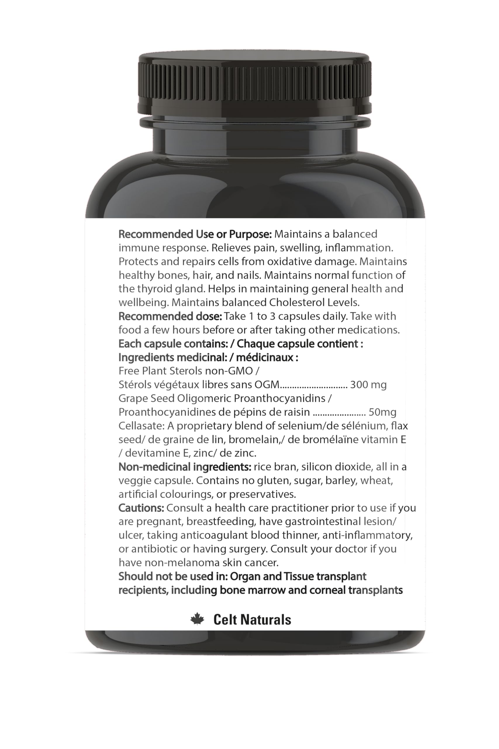 Celt Immunocare immunity blend features