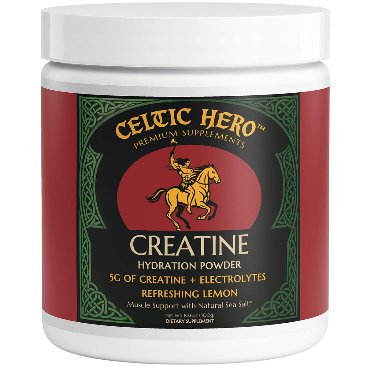 Celtic Hero creatine monohydrate powder