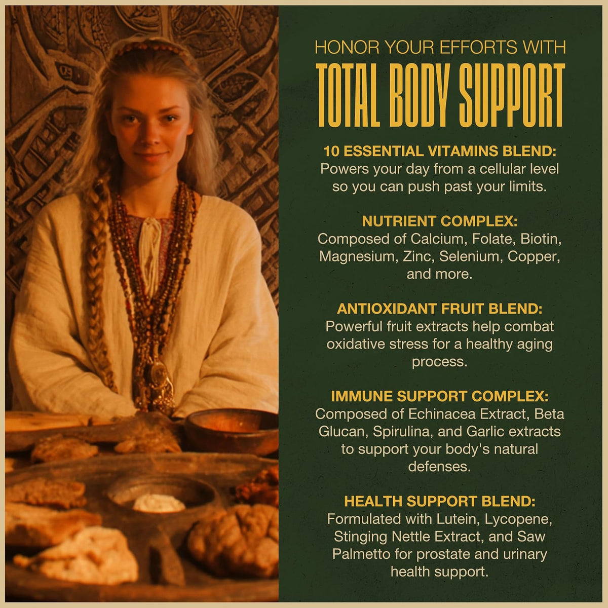 Celtic Hero multivitamins for vitality