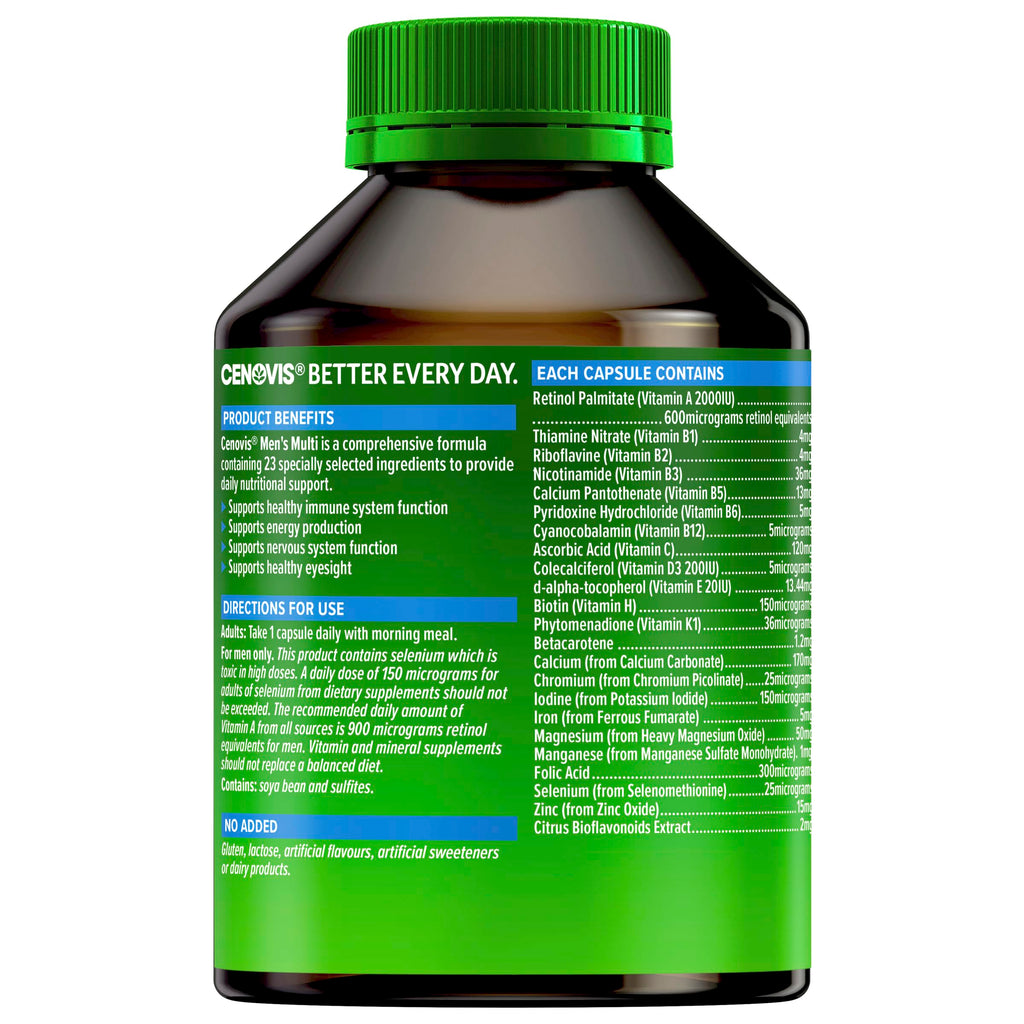 Cenovis Once Daily multivitamins benefits
