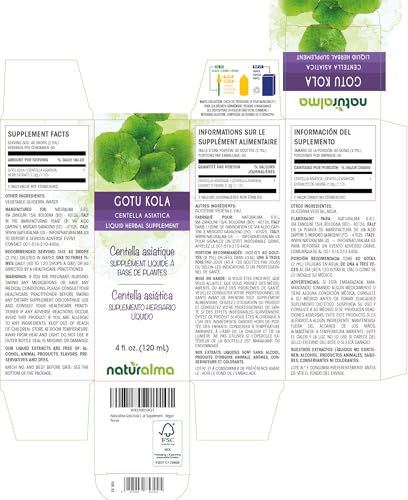 Centella Asiatica blended vitamin support