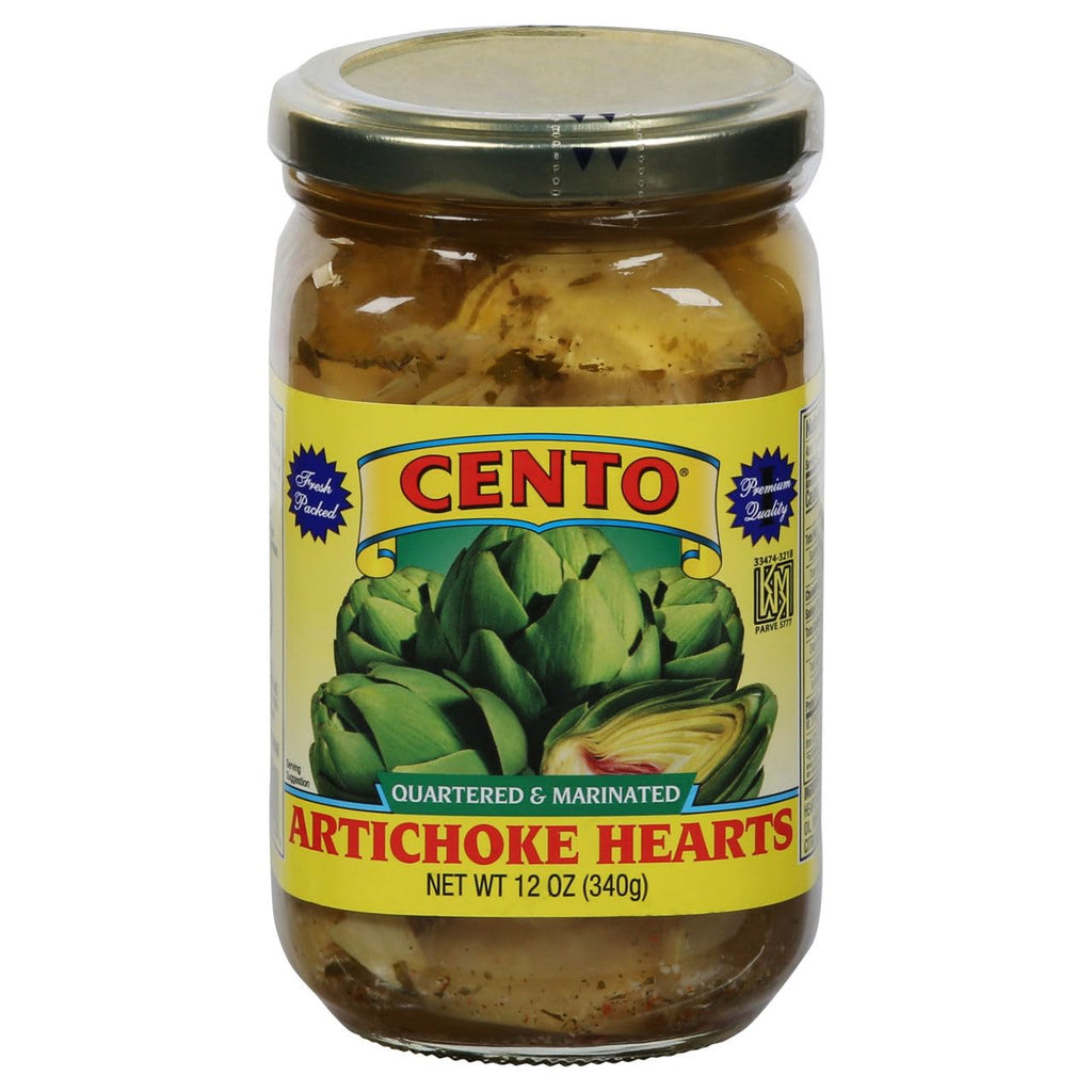 Cento Foods marinated artichokes for dip