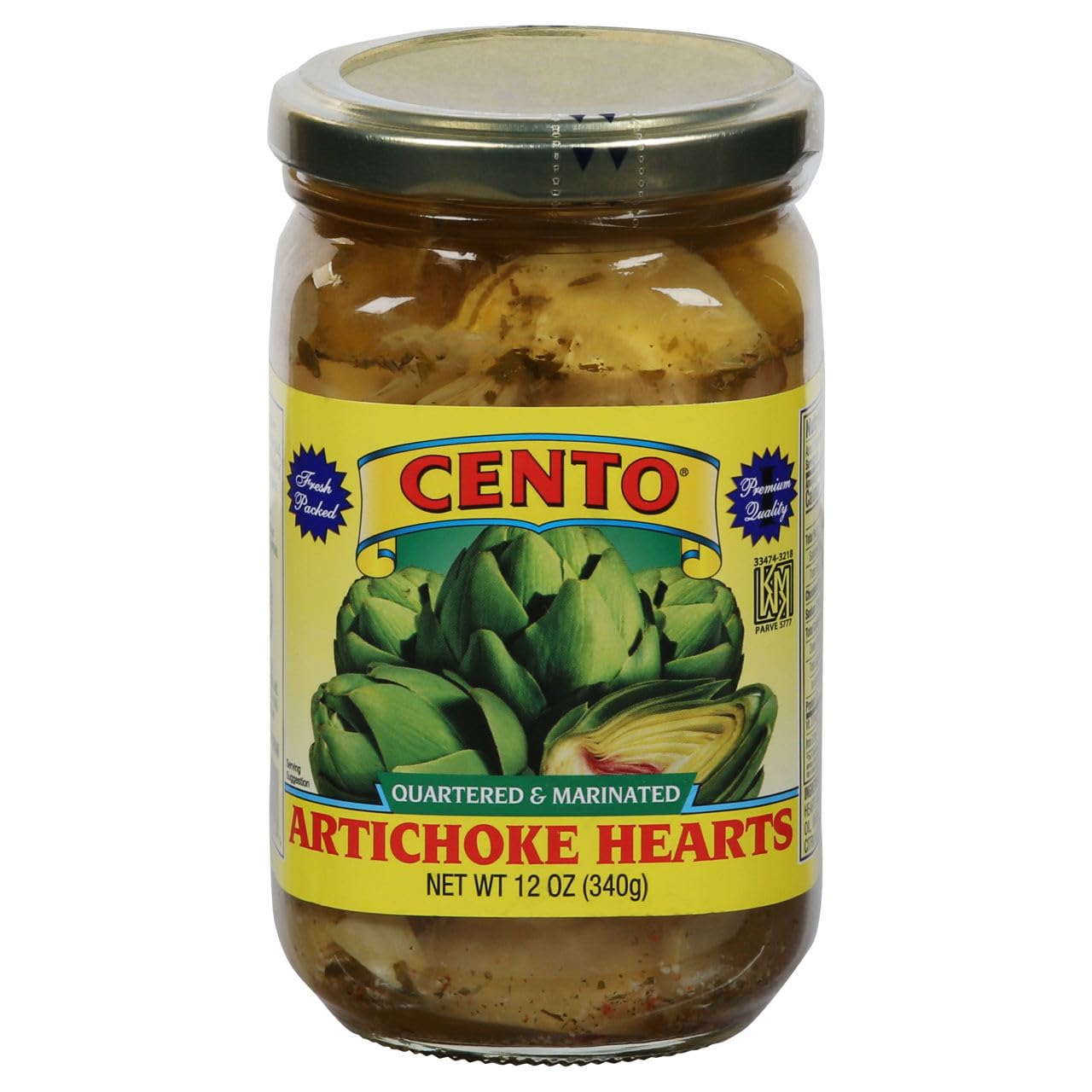Cento Foods marinated artichokes for dip