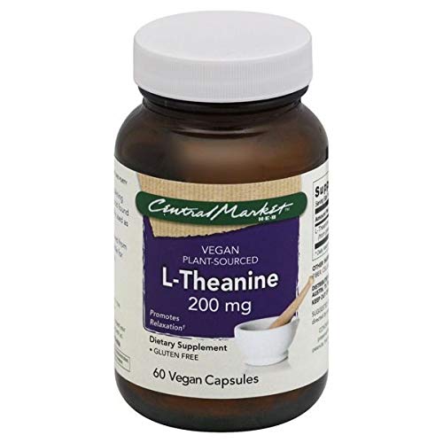 Central Market Vegan L-Theanine 200mg supplement for relaxation