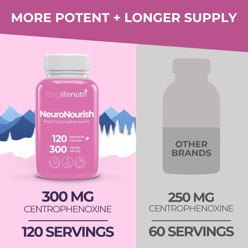Centrophenoxine capsules for cognitive support
