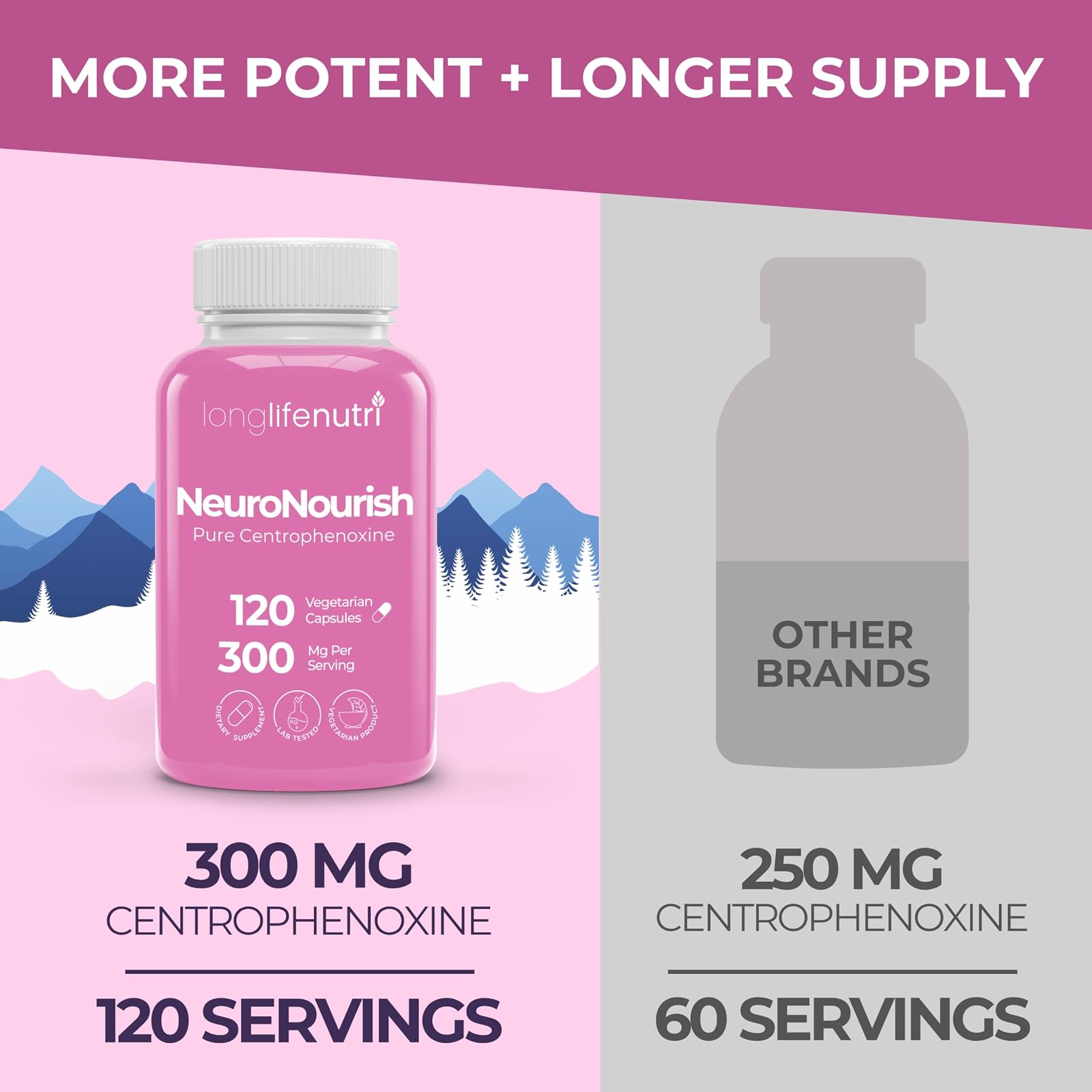 Centrophenoxine capsules for cognitive support