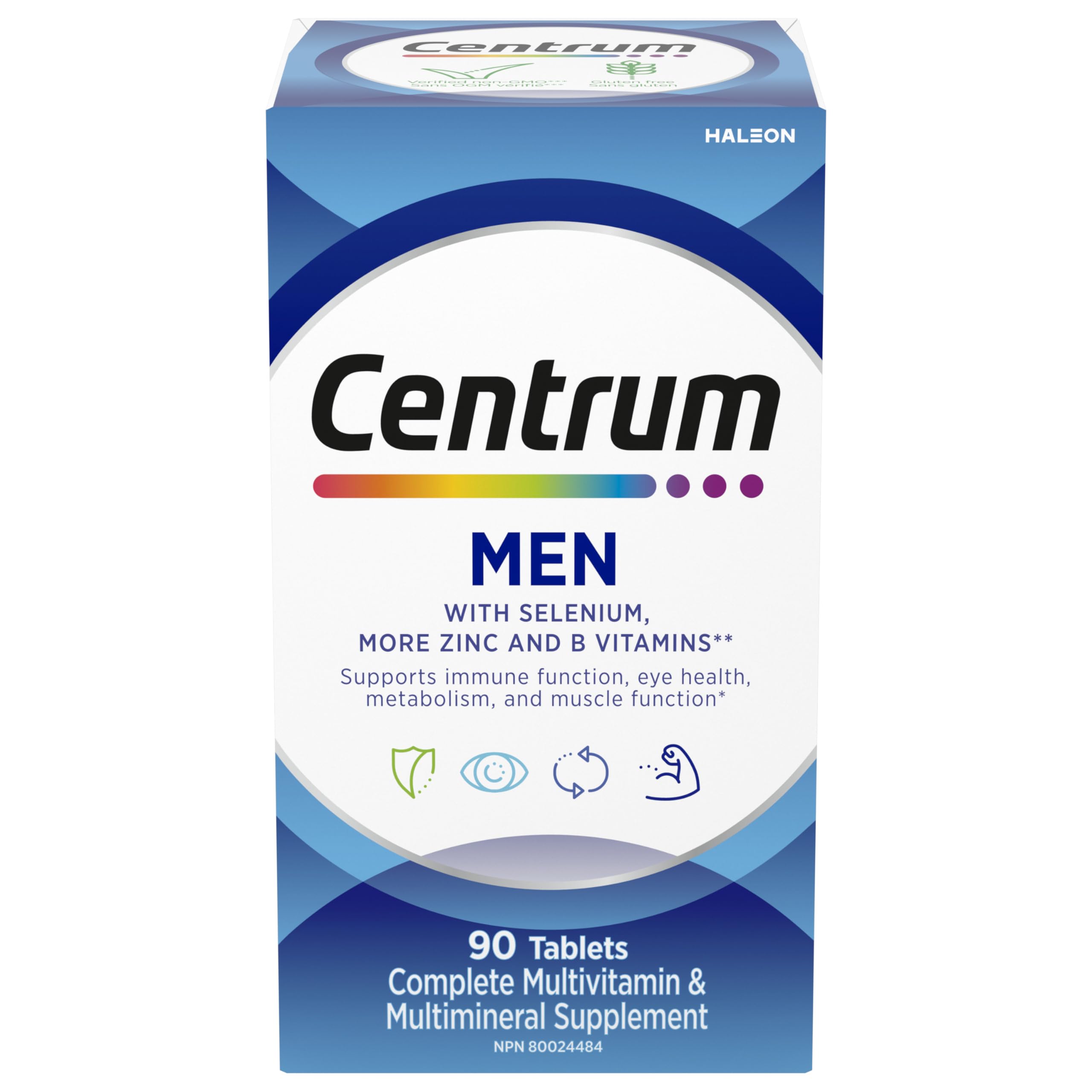 Centrum for Men vitamin tablets