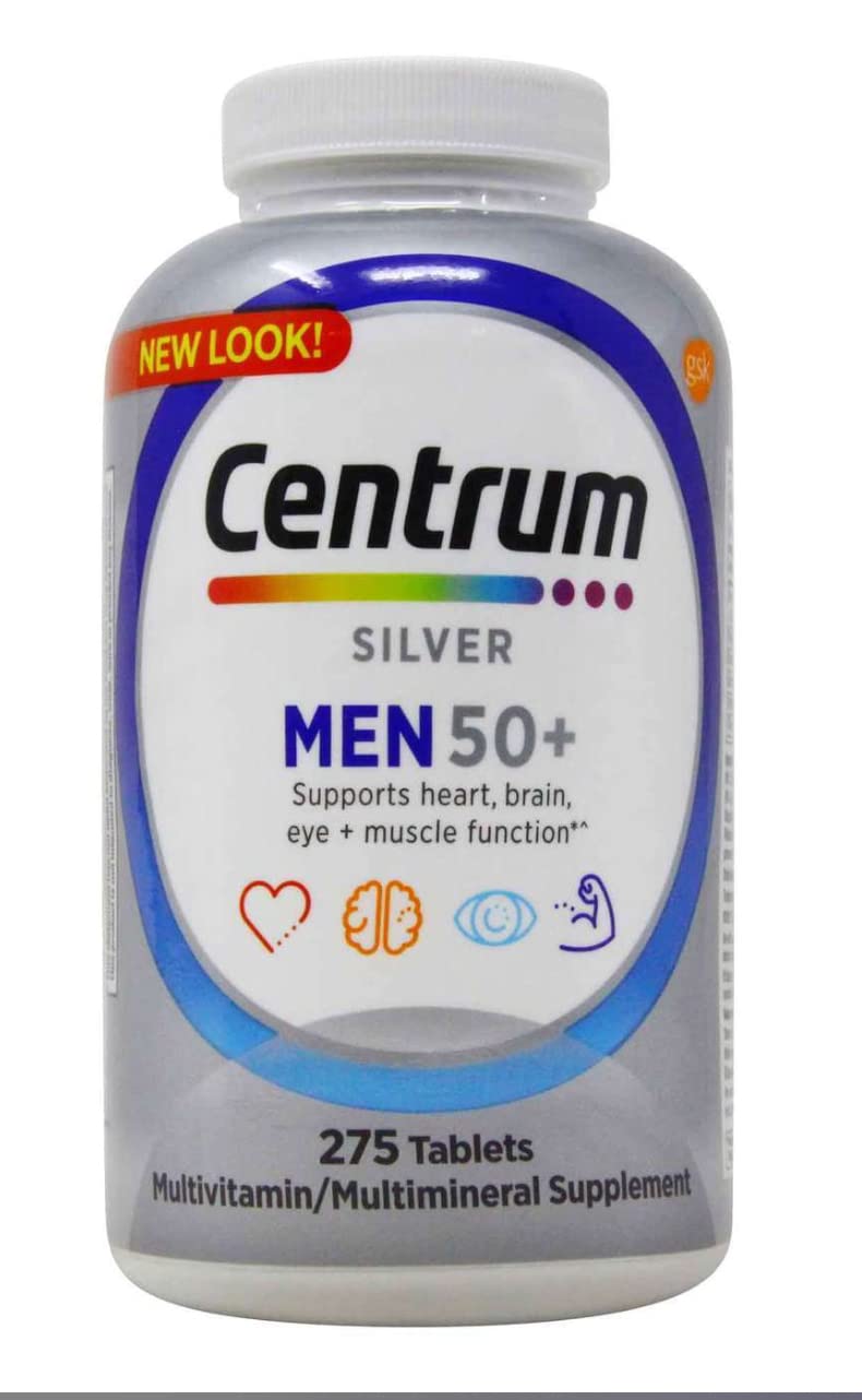 Centrum Men 50+ multivitamin tablets