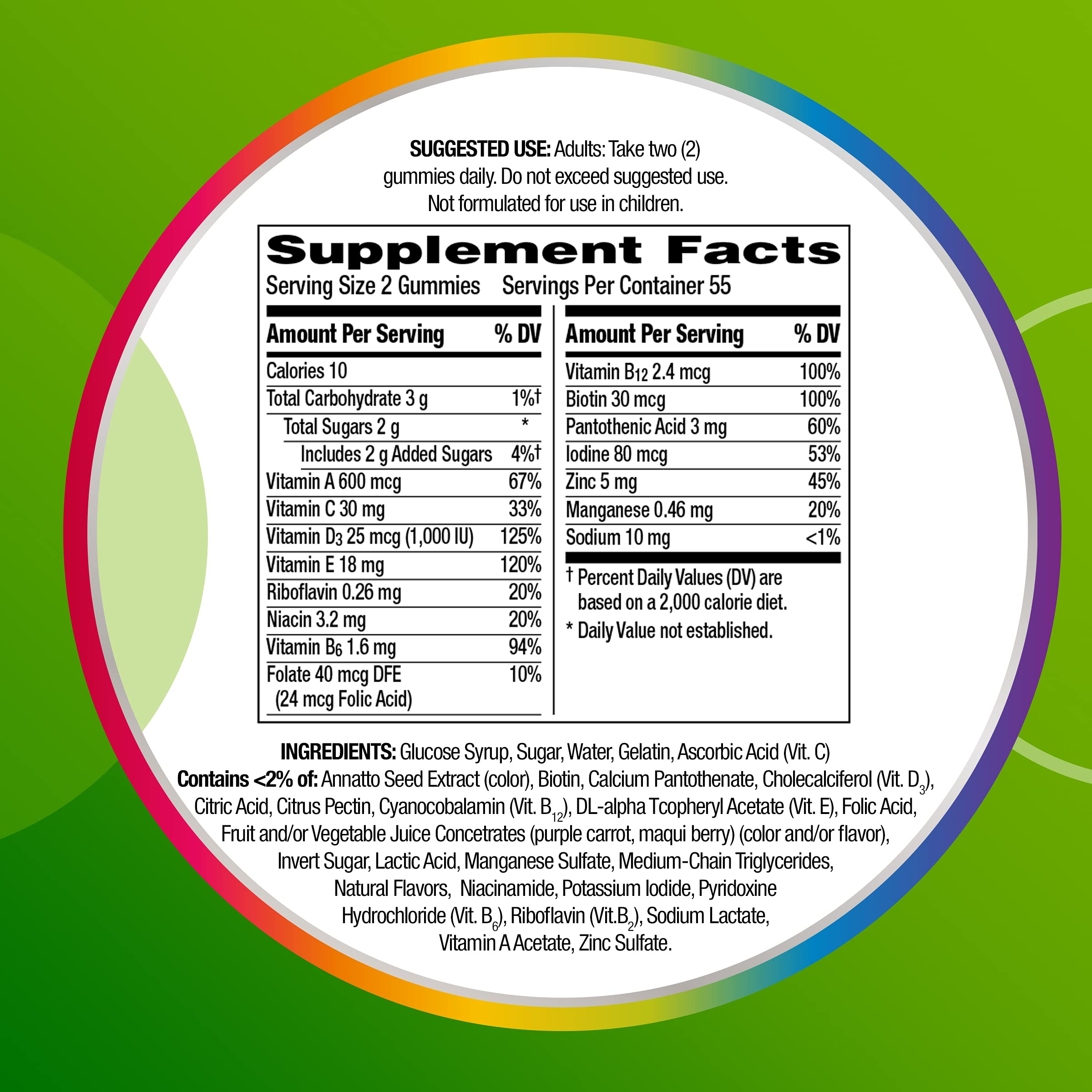 Centrum MultiGummies for better absorption