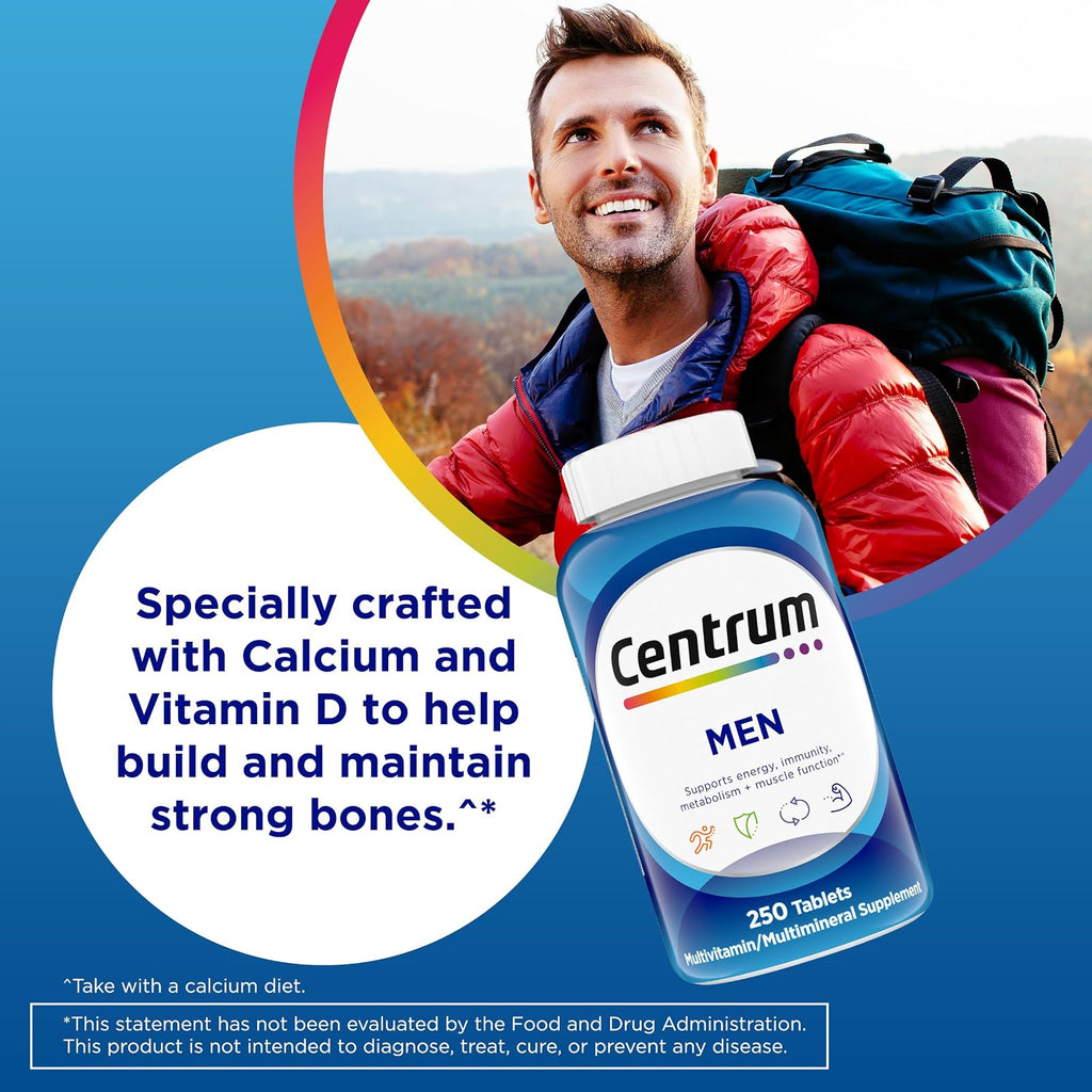 Centrum multivitamin for men's energy
