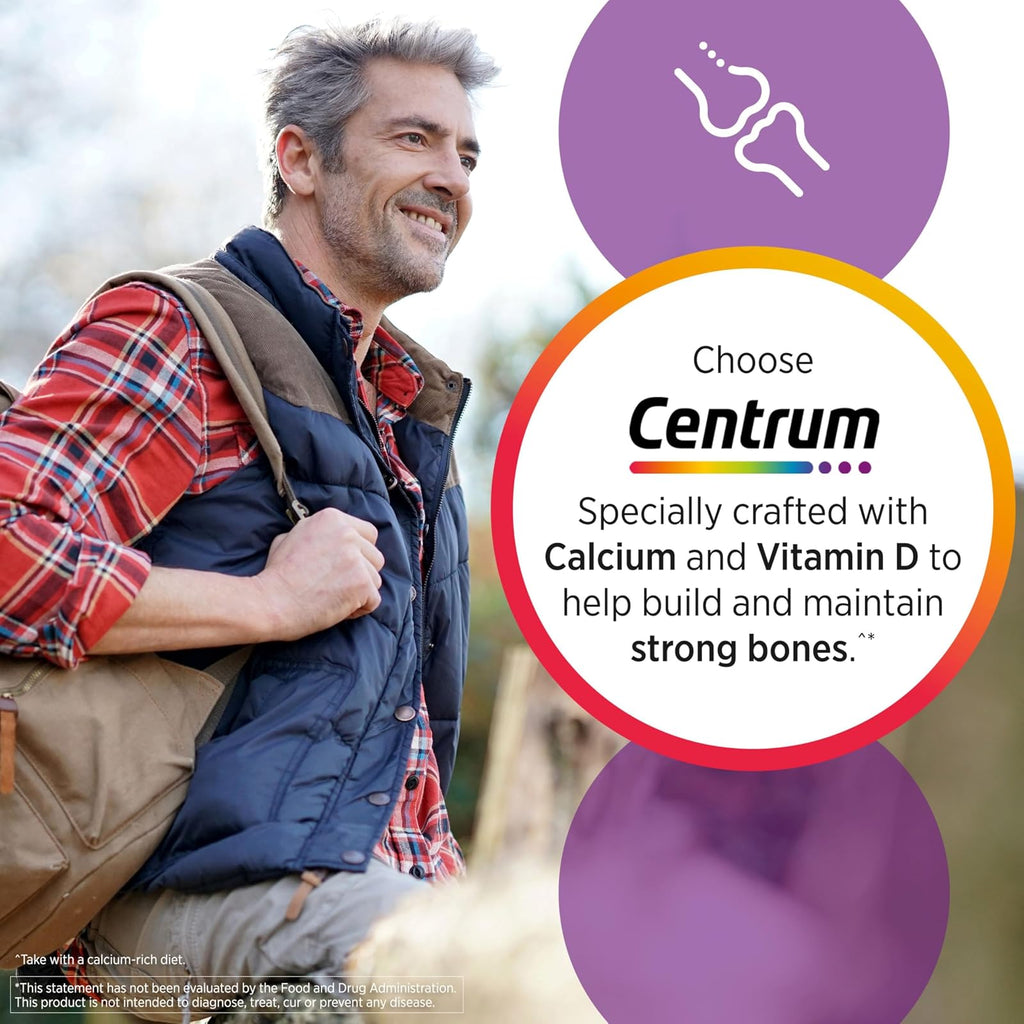 Centrum Silver 50+ multivitamin tablets