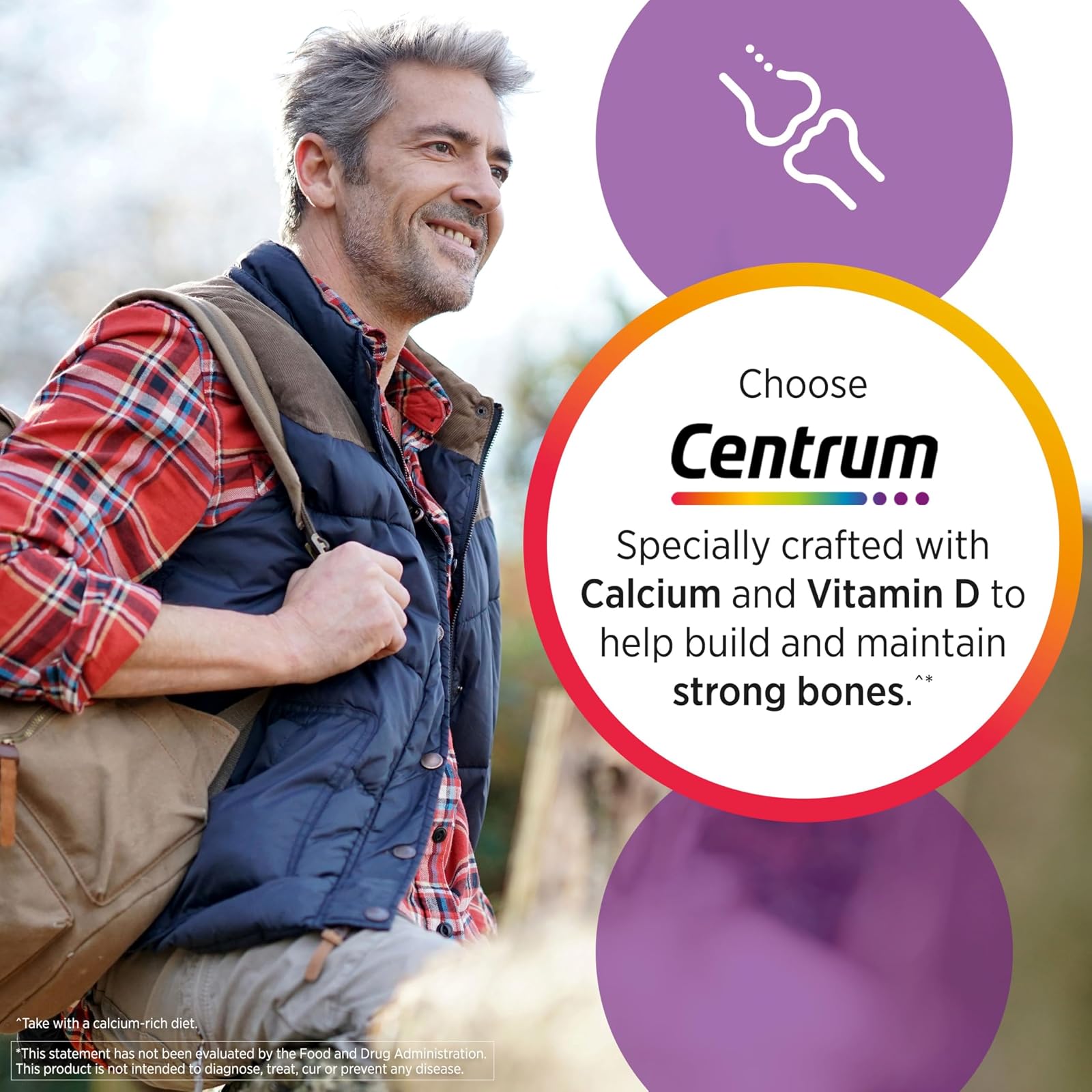 Centrum Silver 50+ multivitamin tablets