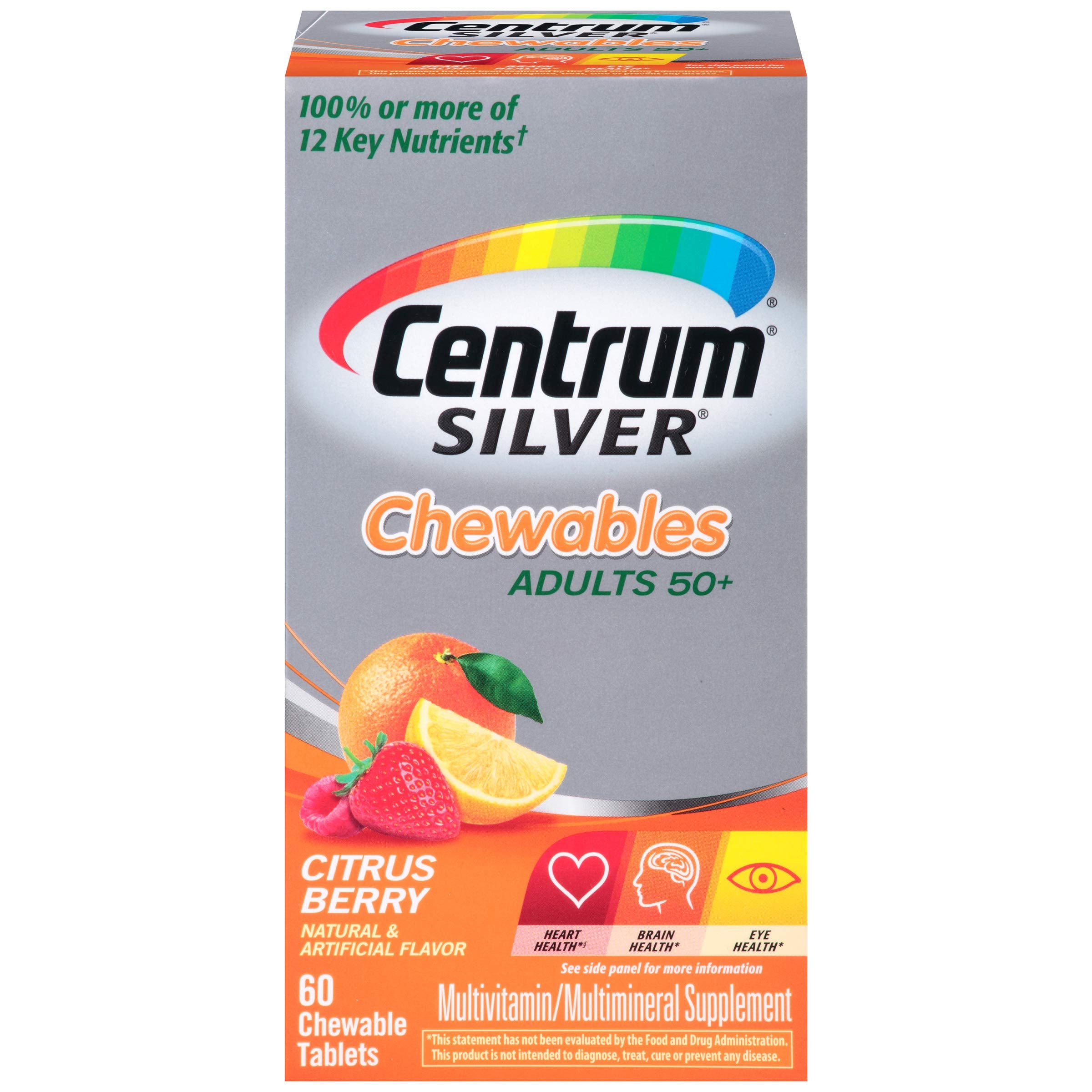 Centrum Silver chewable vitamins for seniors