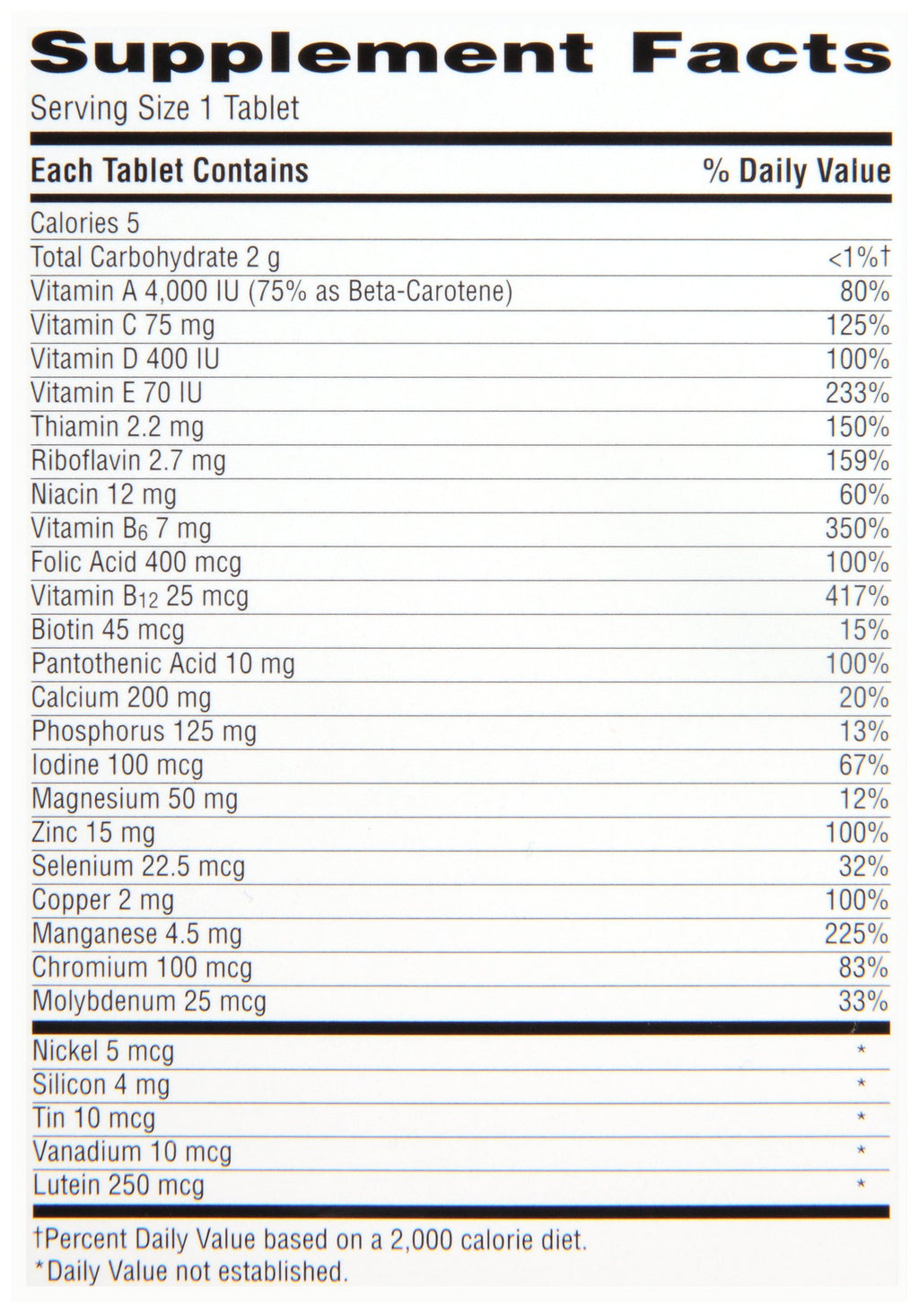Centrum Silver vitamins for overall wellness