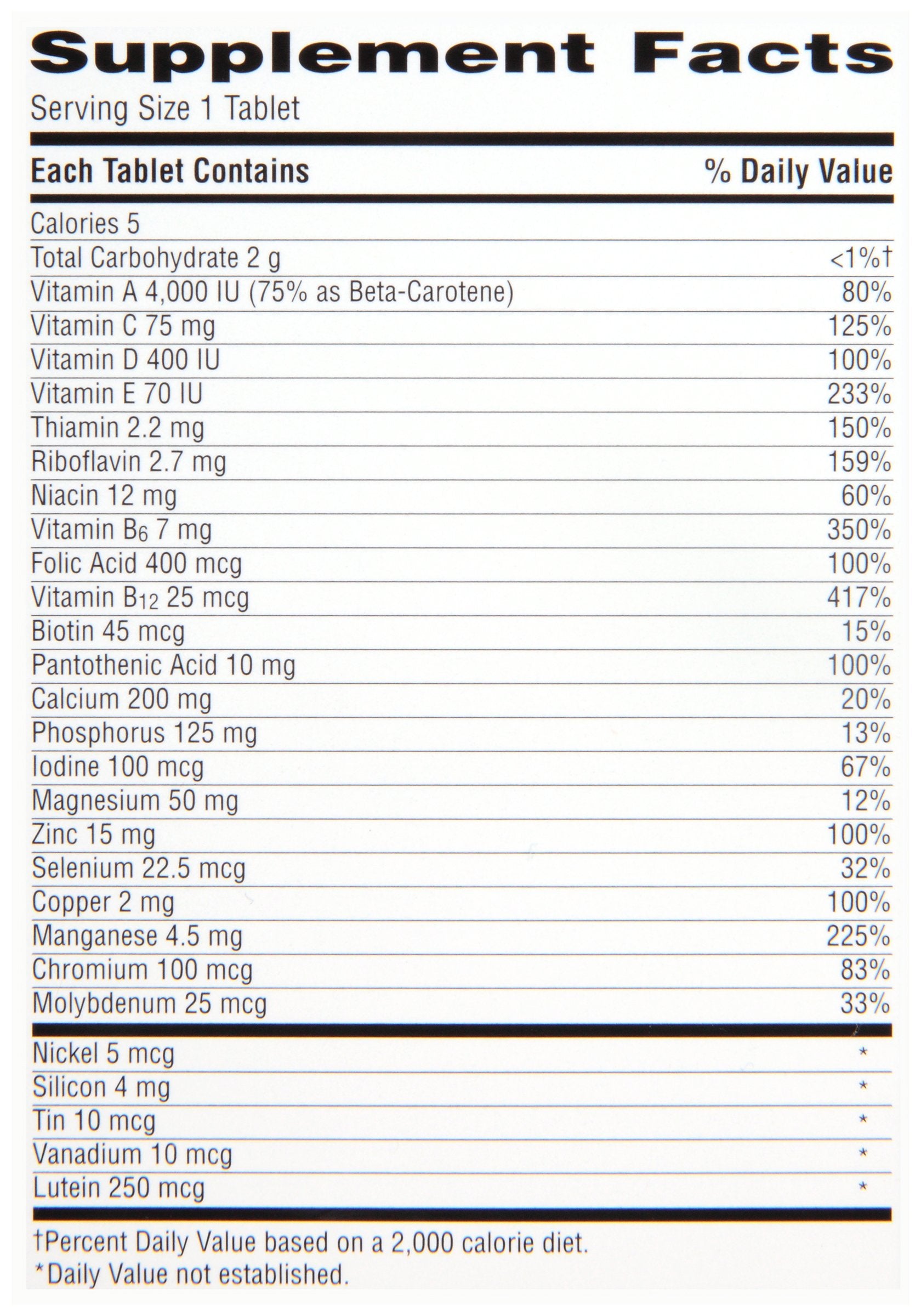 Centrum Silver vitamins for overall wellness