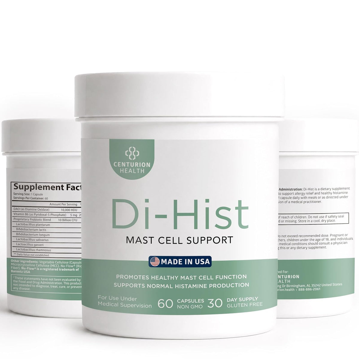 Centurion Health Di-Hist digestive support