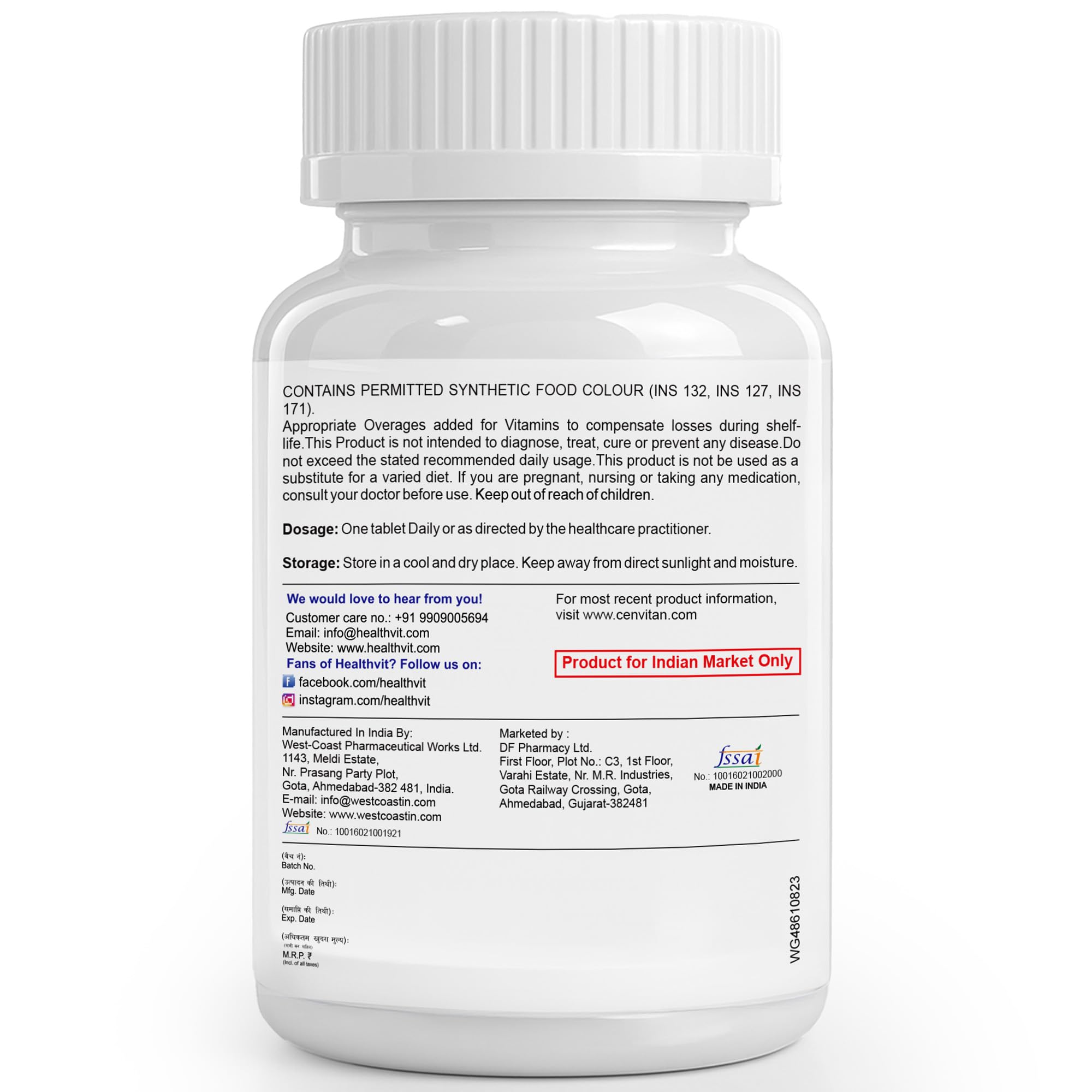 Cenvitan Men blended supplements for fitness