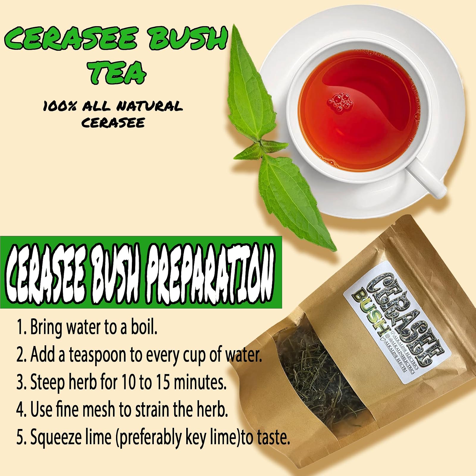 Cerasee bitter melon for energy boost