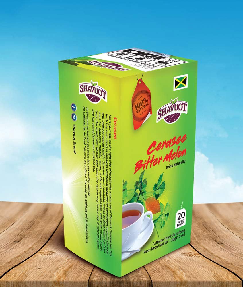 Cerasee tea bags for wellness