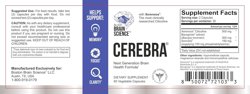 Cerebra multivitamin for active seniors