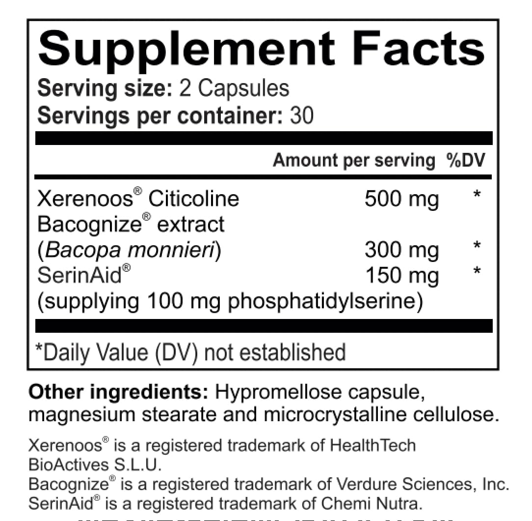 Cerebra whole food multivitamin capsules