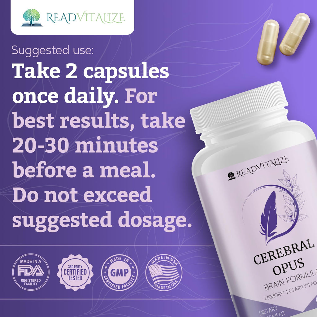 Cerebral Opus supplements for productivity
