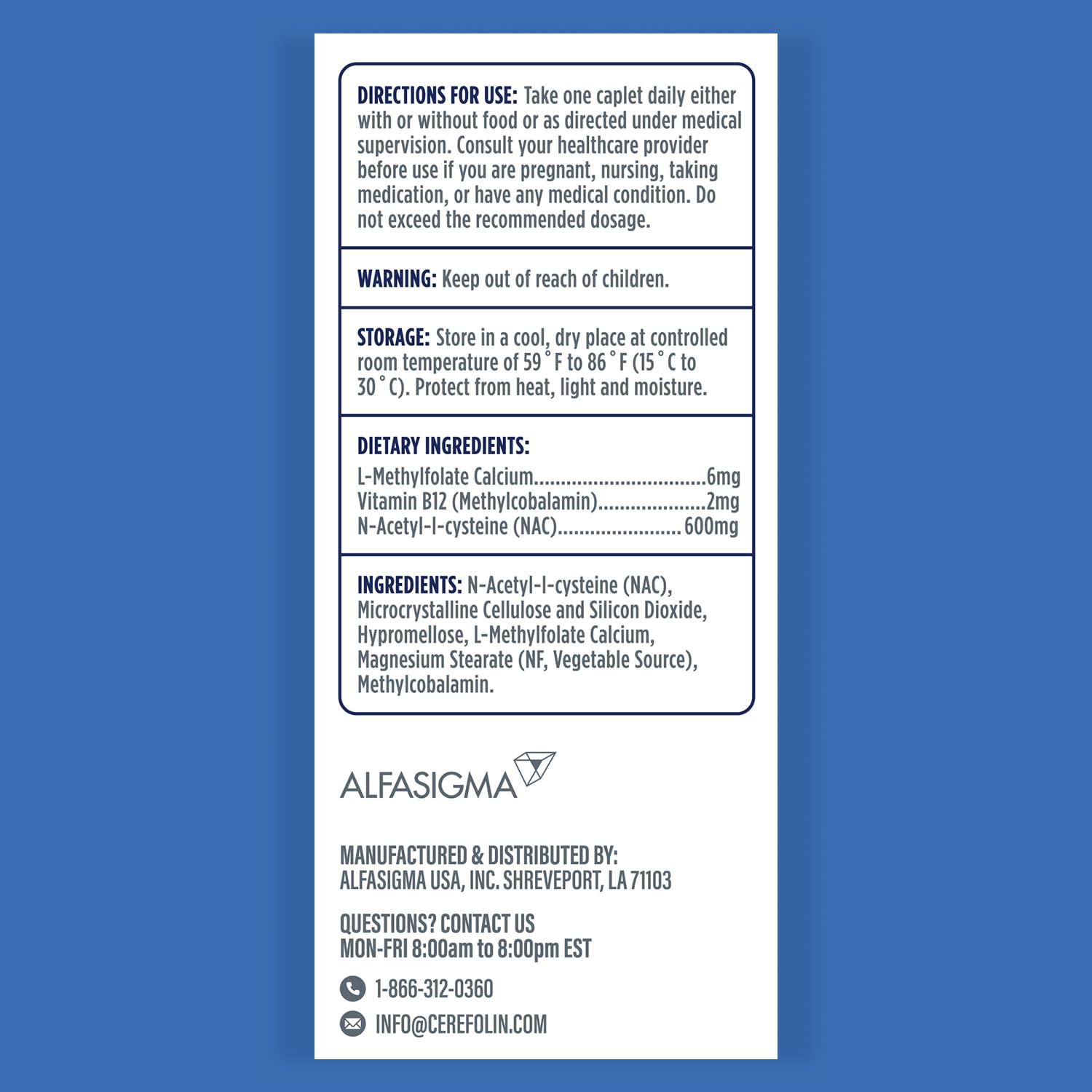 Cerefolin methylcobalamin tablets for energy