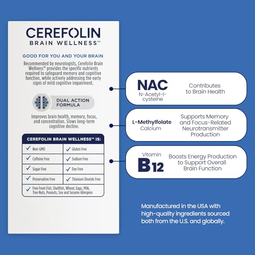Cerefolin vitamin B12 support for memory