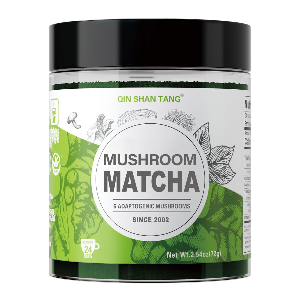 ceremonial grade mushroom matcha powder