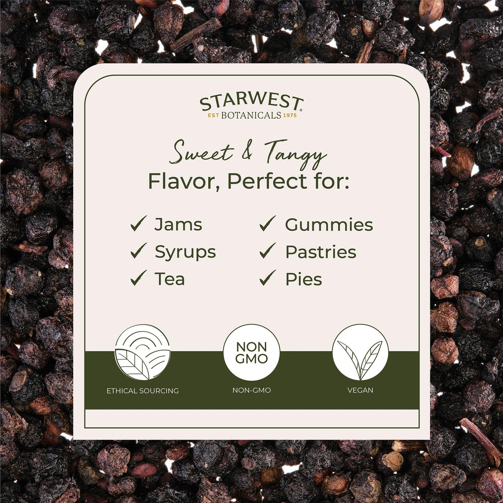 certified kosher elderberries for baking