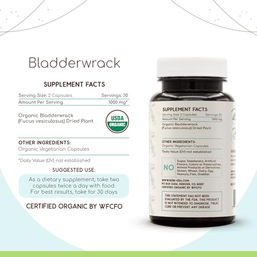certified organic bladderwrack for vitality