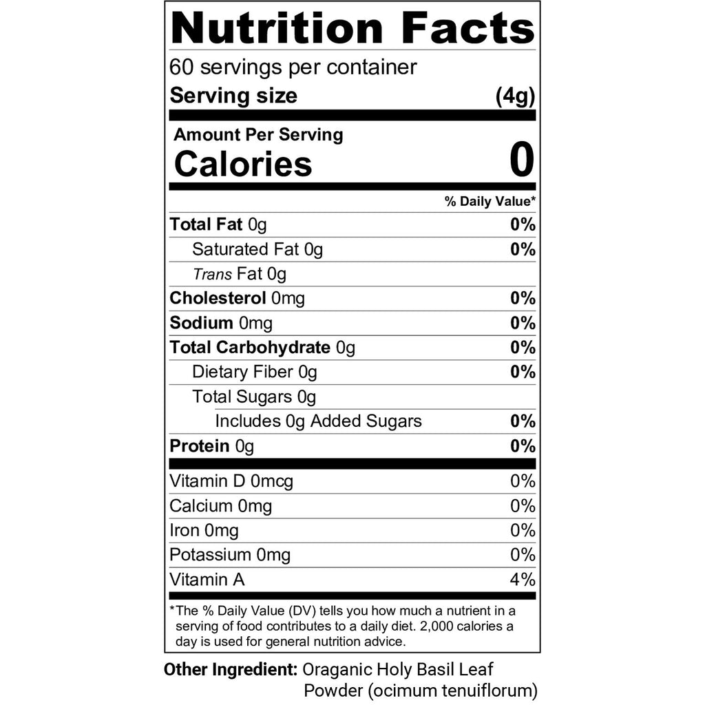 certified organic chamomile blend ingredient