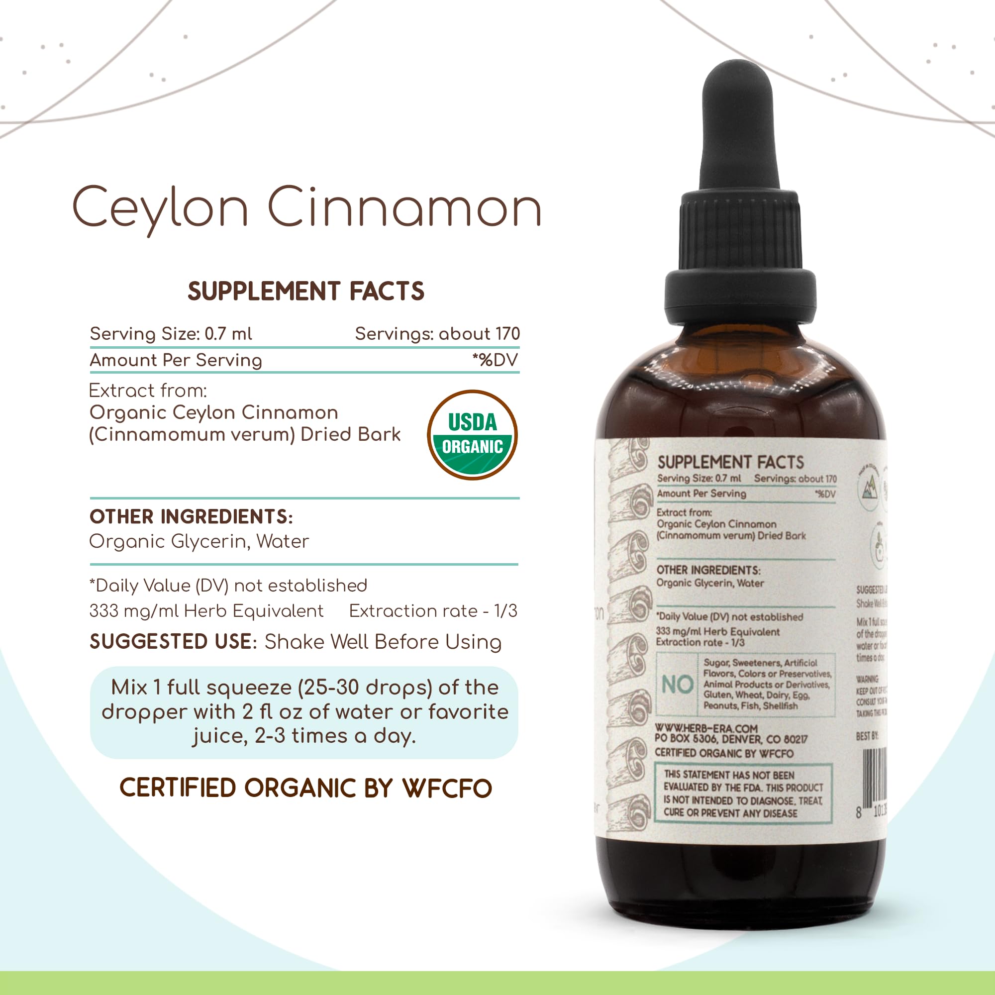 certified organic cinnamon for baking