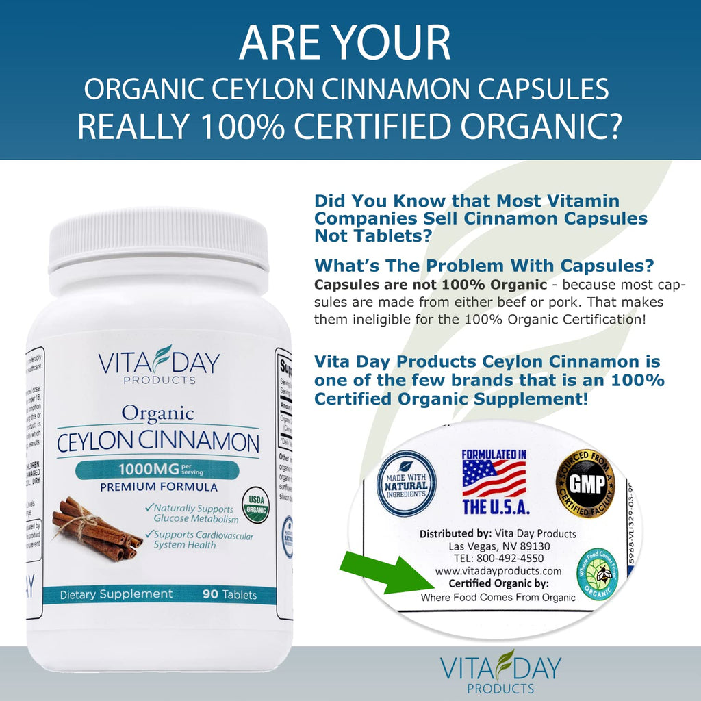 certified organic cinnamon for wellness