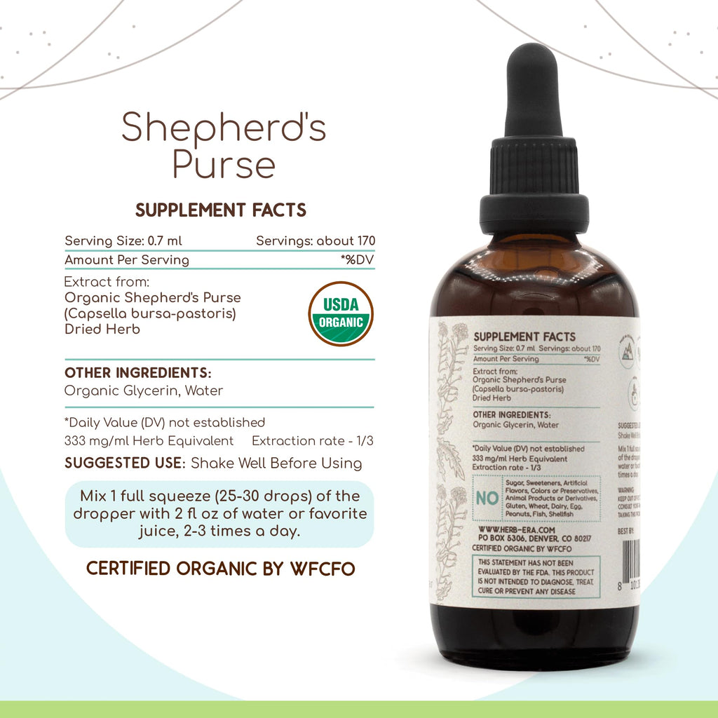 certified organic dried herb extract