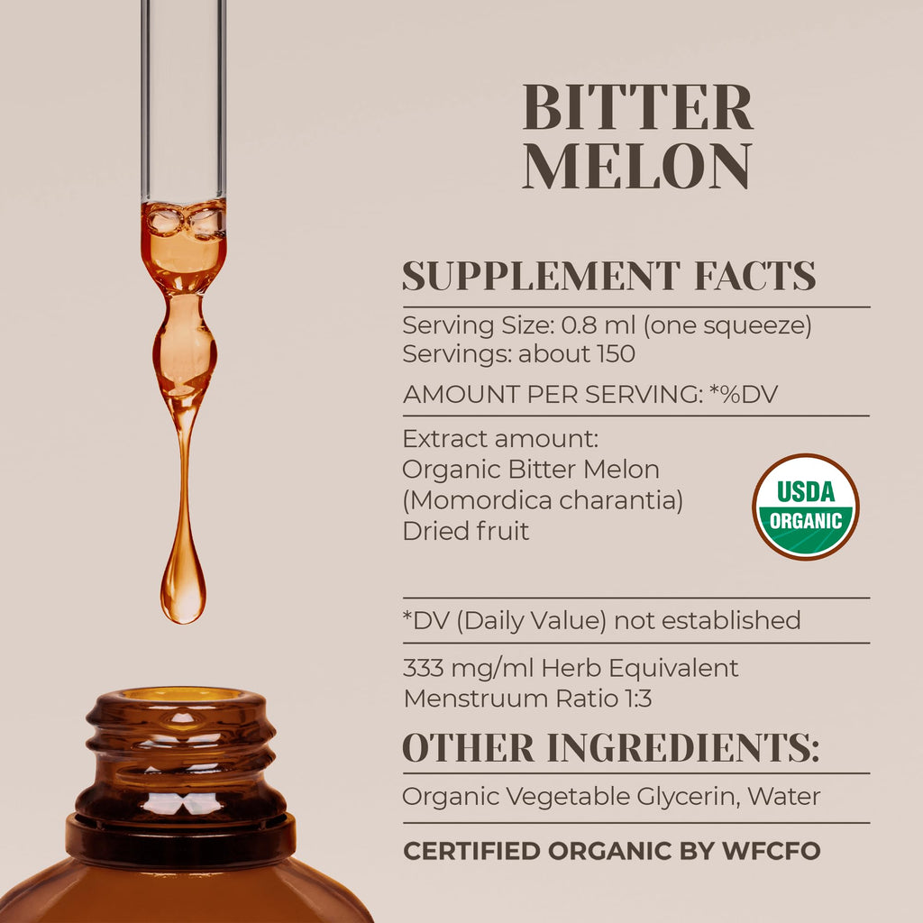 certified organic karela supplement