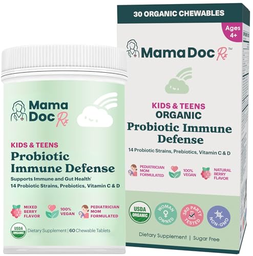 Certified Organic kids probiotic immune support