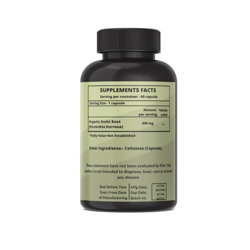 certified organic kutki root capsules