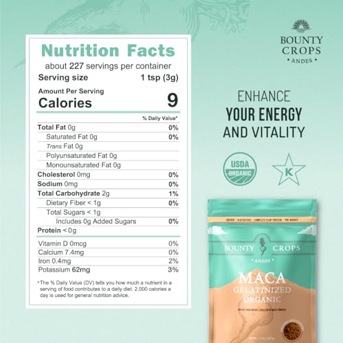 certified organic maca powder blend