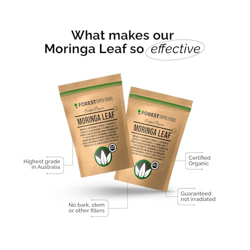 certified organic moringa powder uses
