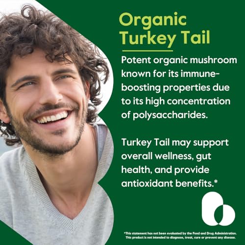 certified organic turkey tail mushrooms