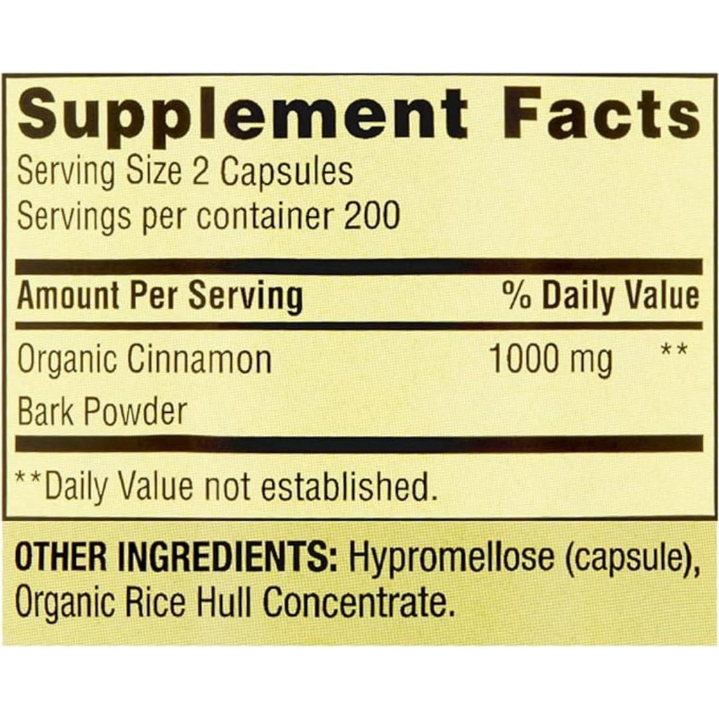 Ceylon cinnamon 1000 mg supplement