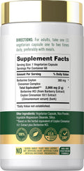 Ceylon cinnamon and berberine capsules