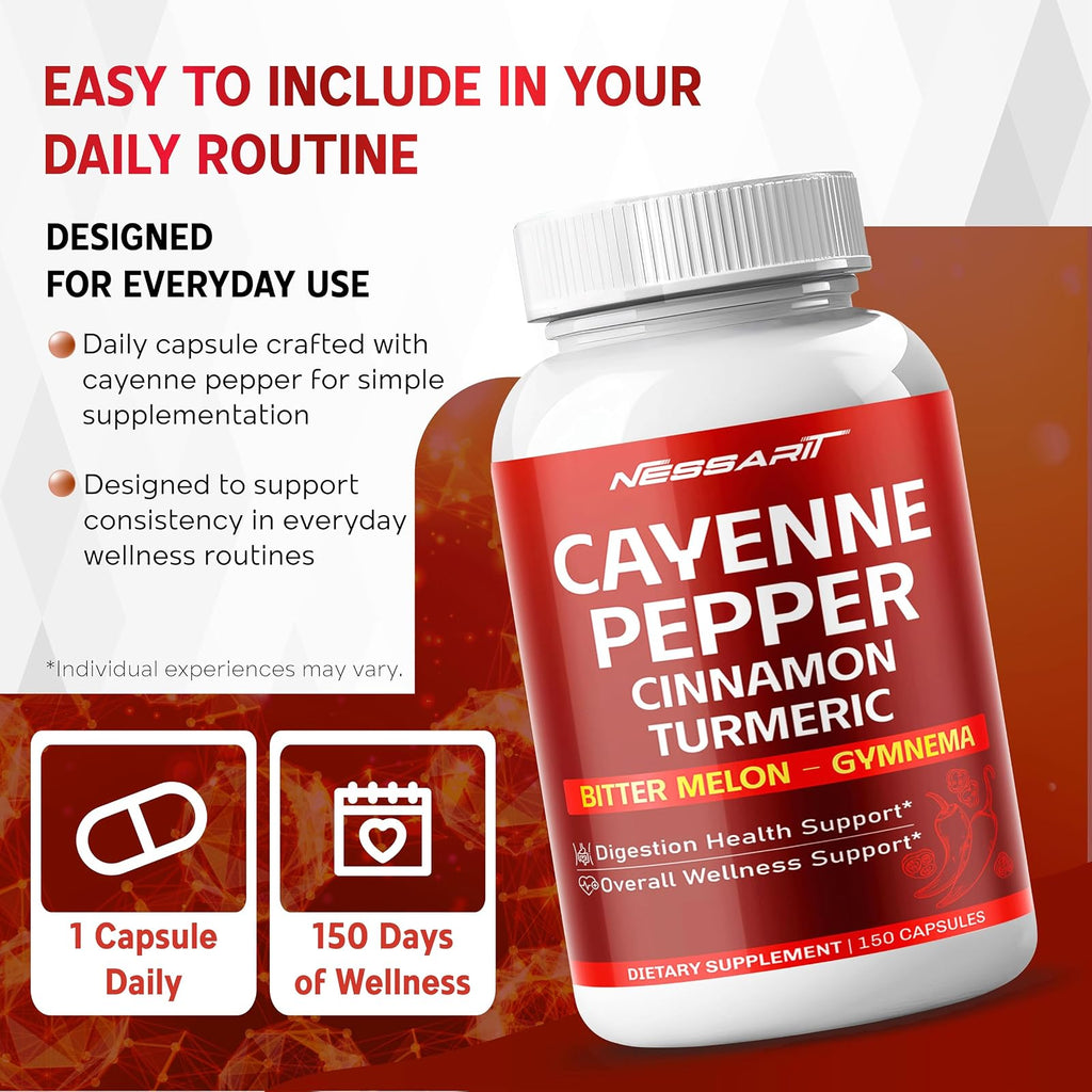 Ceylon cinnamon and cayenne for wellness