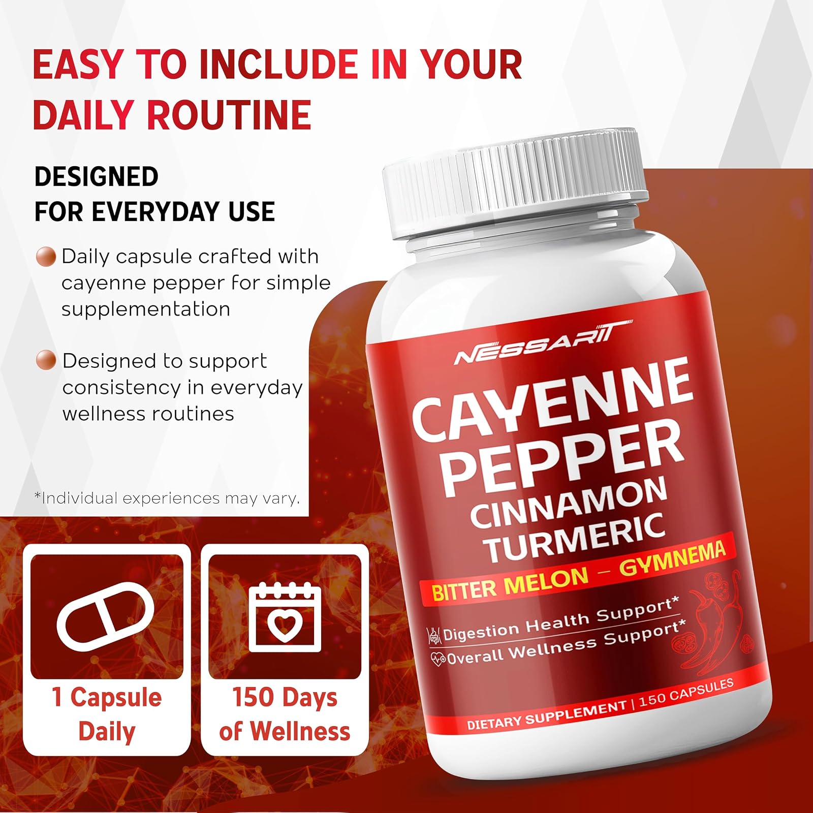 Ceylon cinnamon and cayenne for wellness