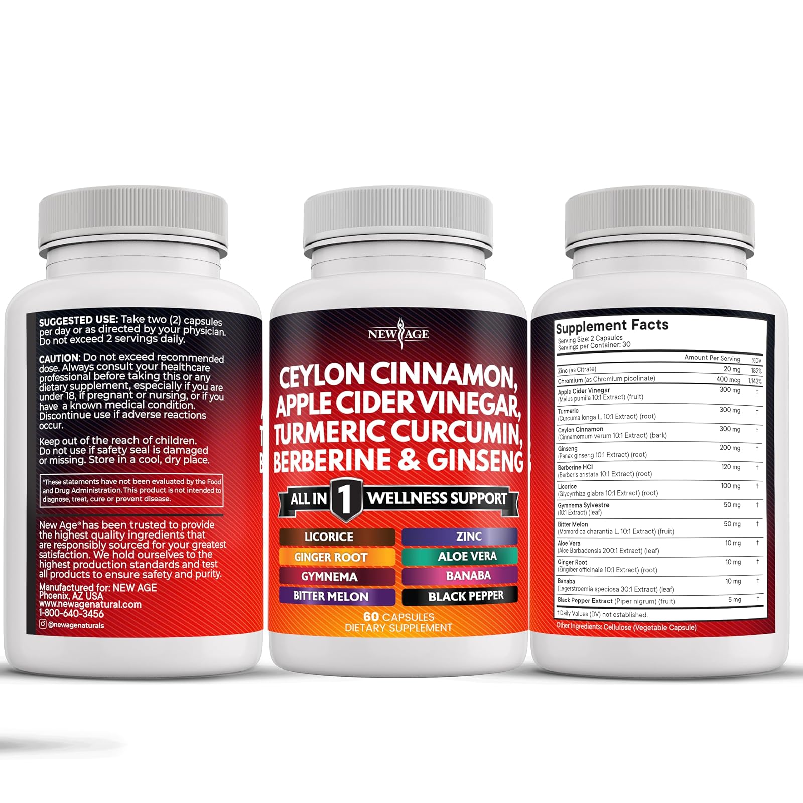 Ceylon cinnamon capsules for balanced health