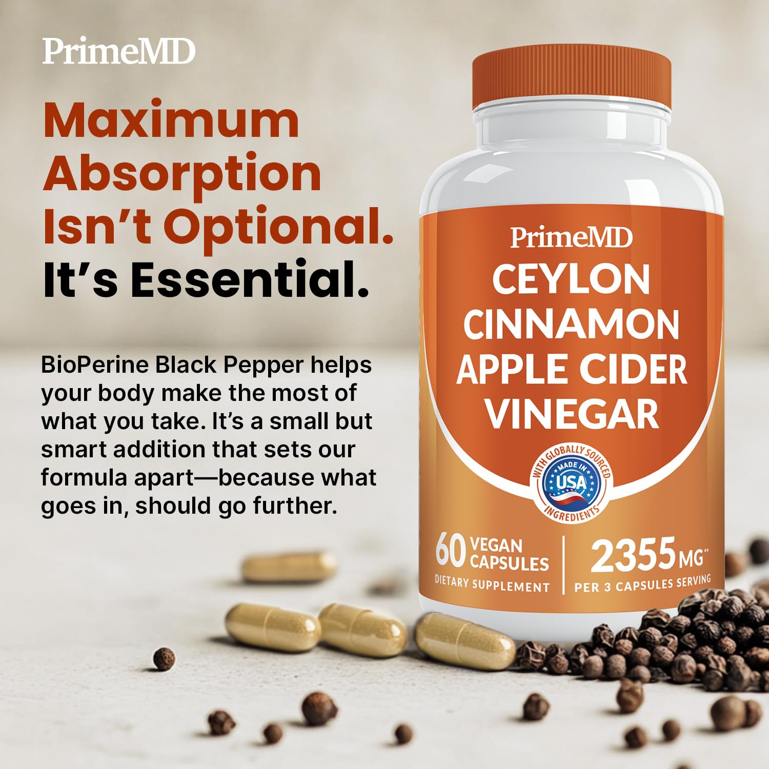 Ceylon cinnamon capsules for daily use